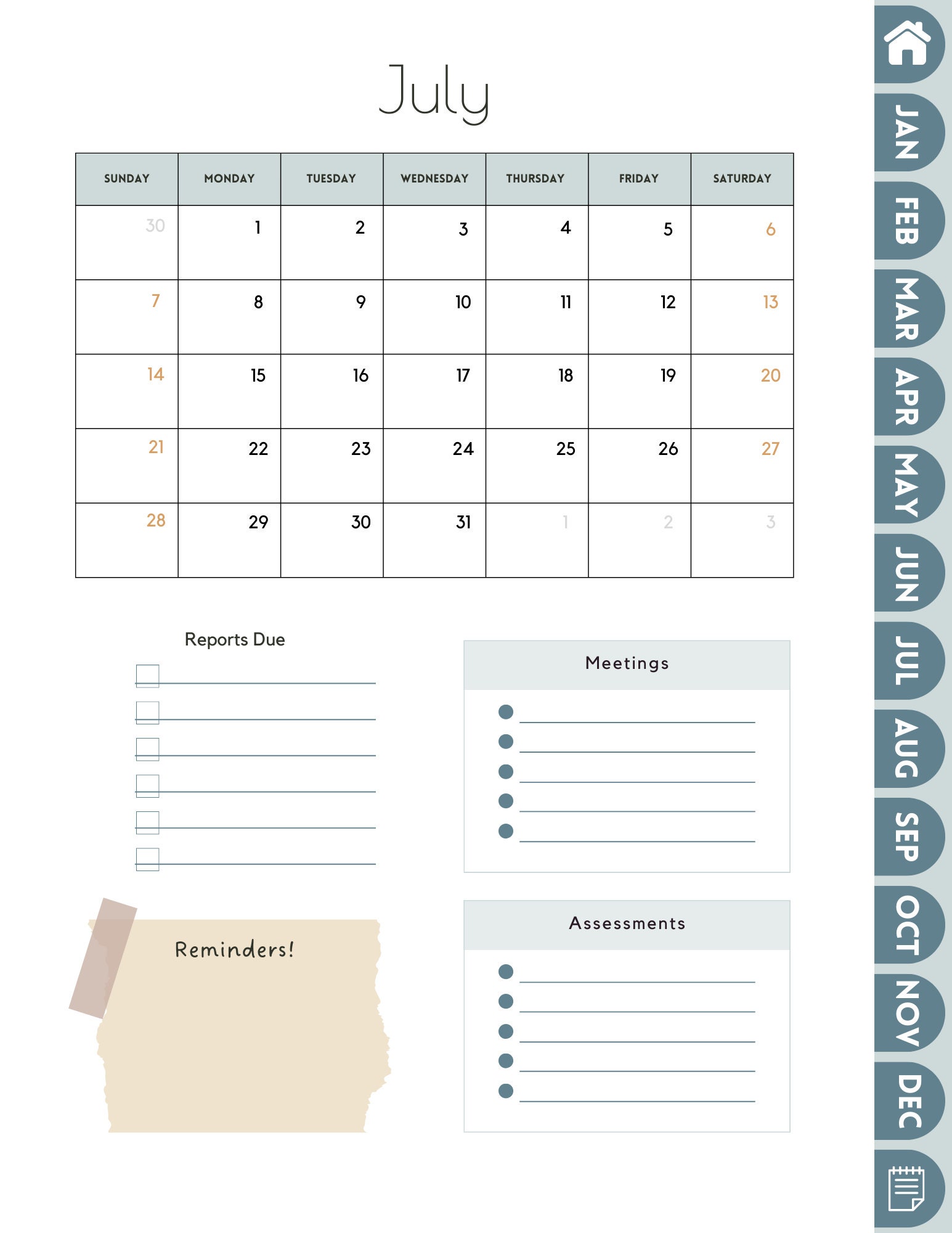 Digital SLP Planner 2024 - Etsy