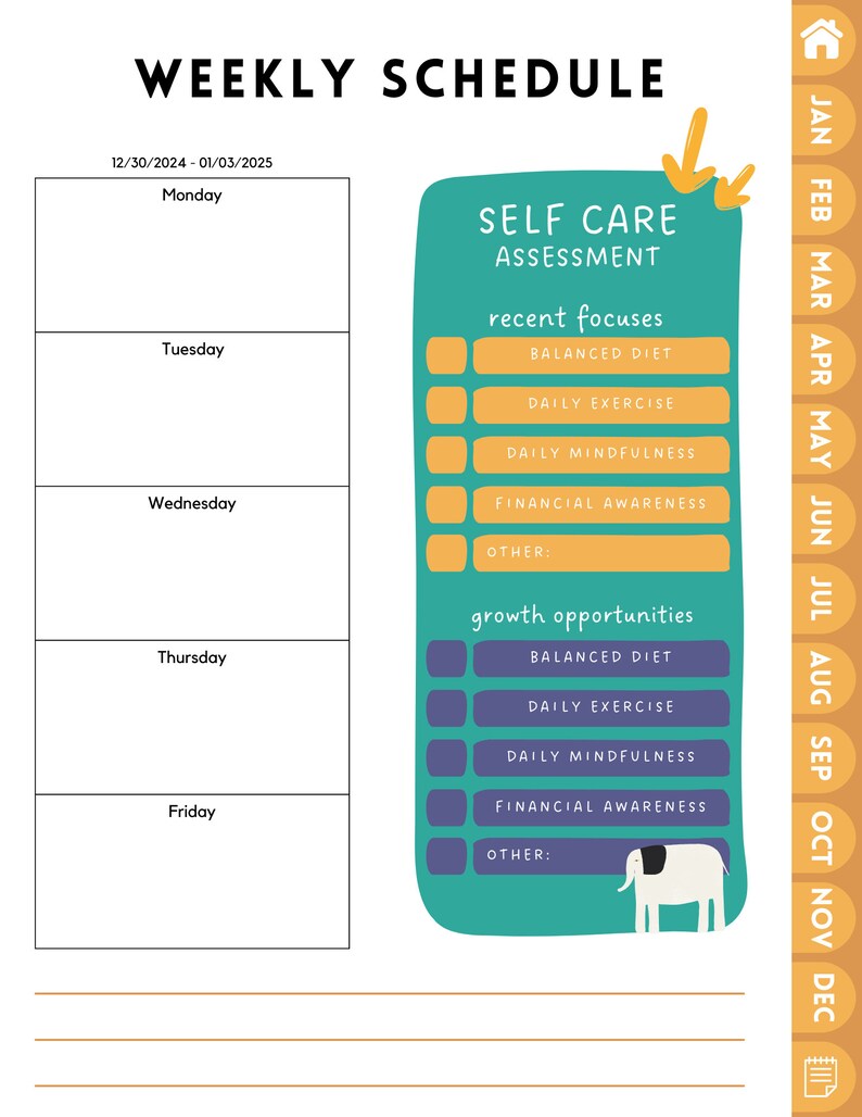 Digital Planner 2024 - Funky SLP - Etsy