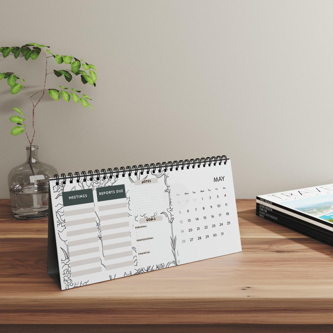 Desktop SLP Calendar 2024 - Etsy