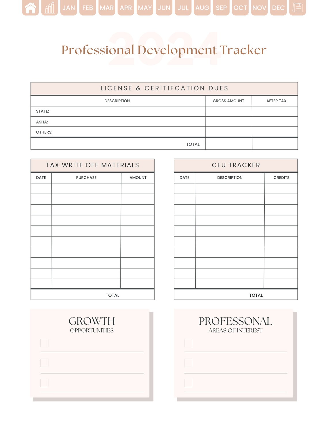 2024 Digital SLP Planner - Feminine SLP - Etsy