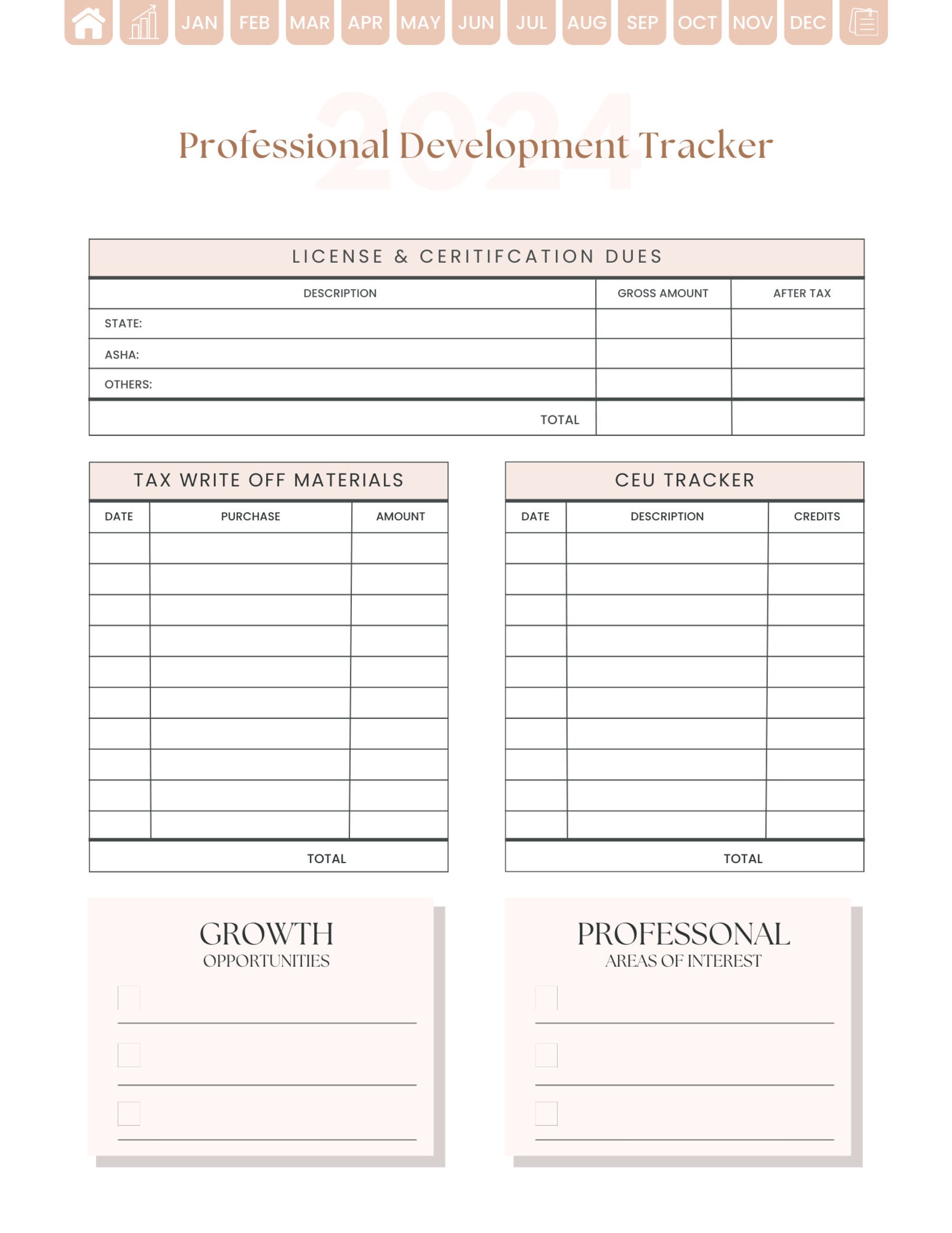 2024 Digital SLP Planner - Feminine SLP - Etsy