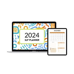 Digital Planner 2024 - Funky SLP - Etsy