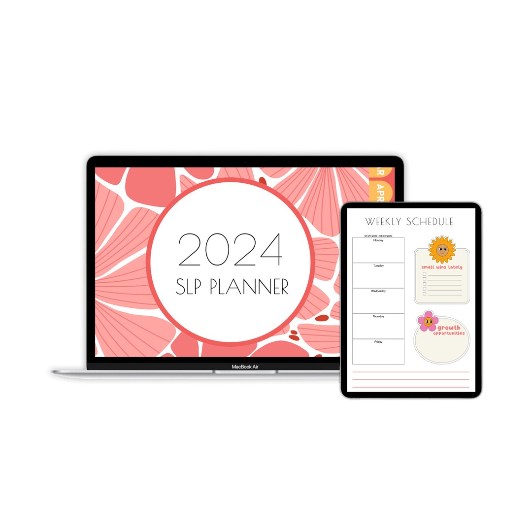 Digital Planner 2024 - Girly SLP - Etsy