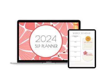 Digital Planner 2024 - Funky SLP - Etsy