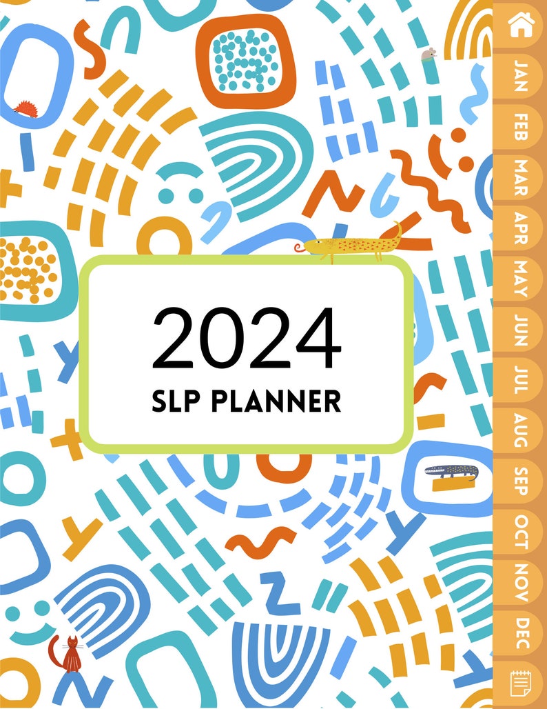 Digital Planner 2024 - Funky SLP - Etsy