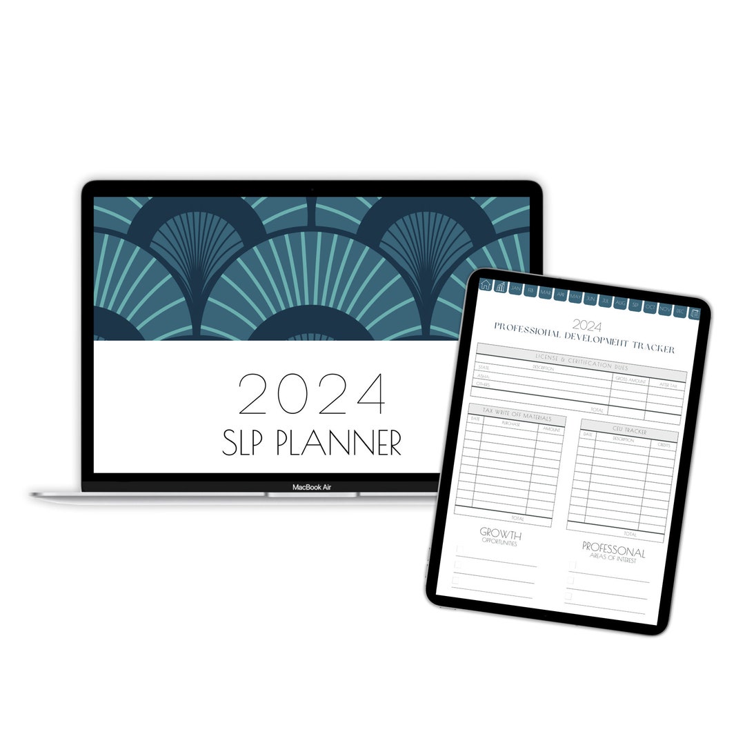 2024 SLP Digital Planner Modern SLP - Etsy Australia