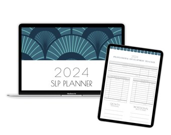 2024 Digital SLP Planner - Feminine SLP - Etsy