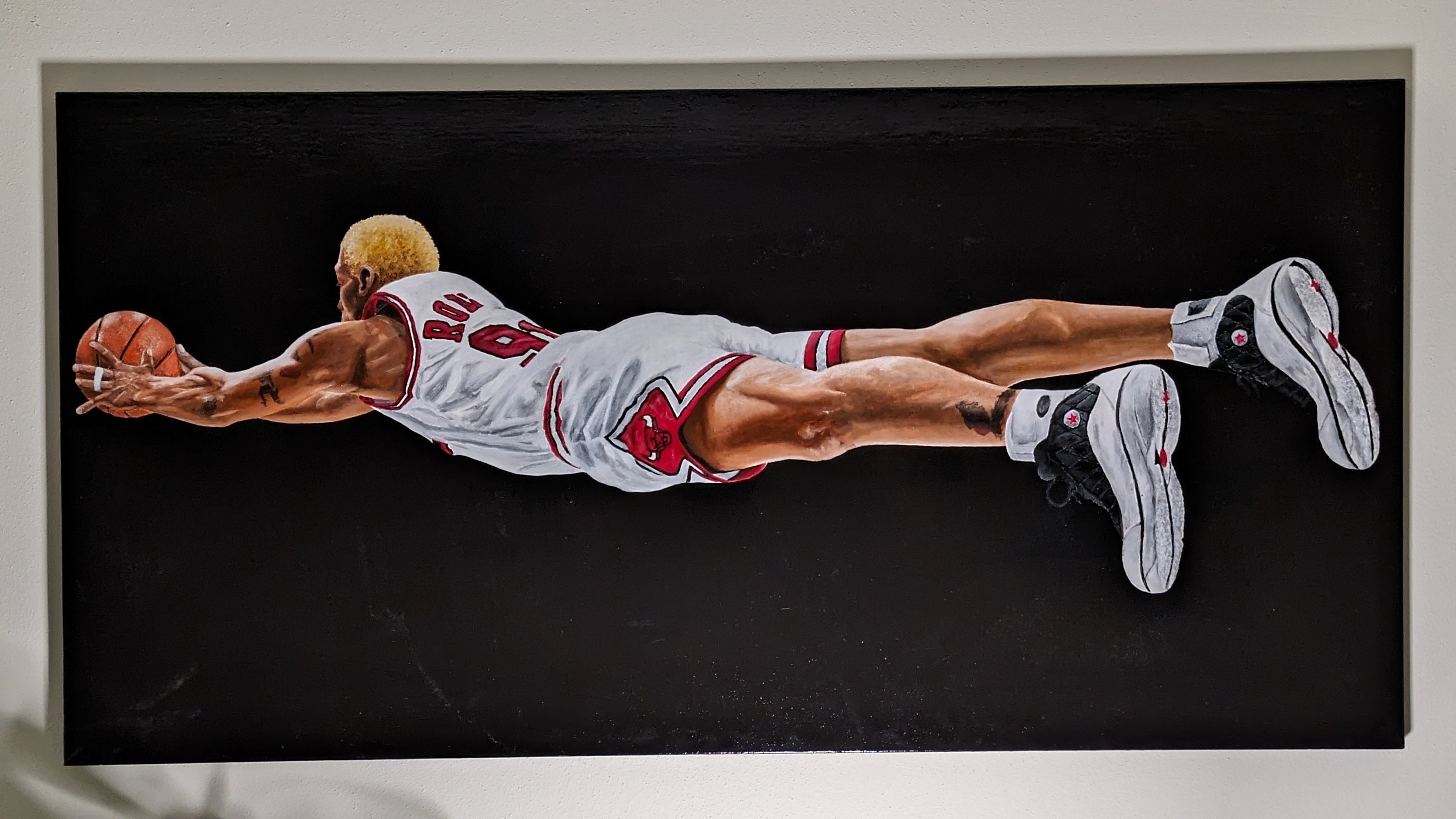 Original Dennis Rodman Painting - Etsy