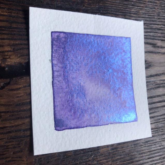 Purple Violet 5 Color Quarter Pan Handmade Watercolor Palette ...