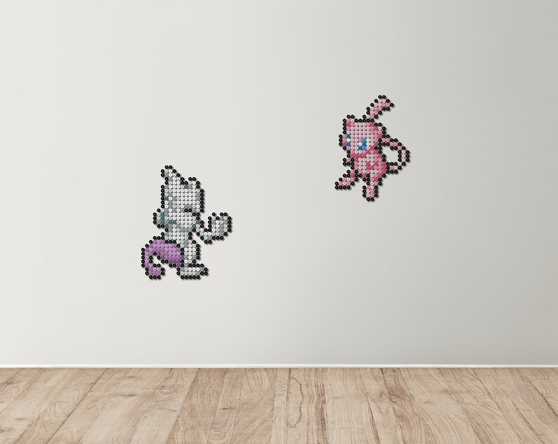 Mewtwo Printable Fuse Bead Pattern - Etsy
