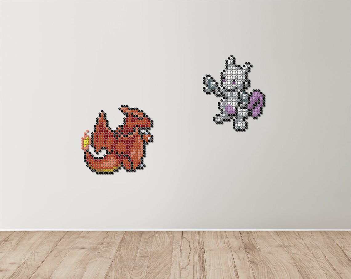 Charizard Printable Fuse Bead Pattern - Etsy