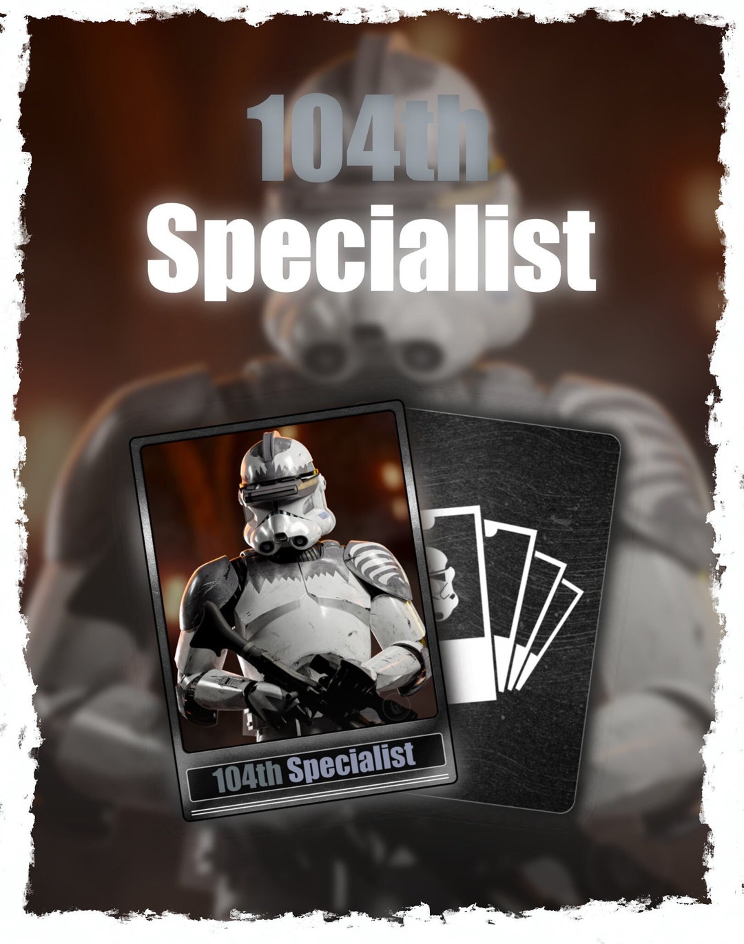 104th Specialist Custom Trading Card - Etsy