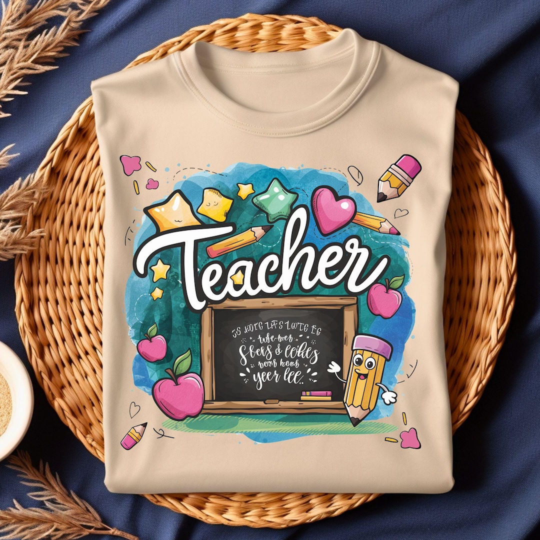 Teacher Appreciation T-shirt Design | Fun and Cute Teacher Quote ...
