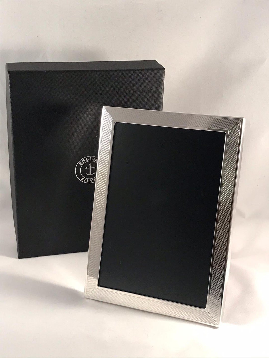 Hallmarked Solid Silver Photograph Frame With Ribbon and Reed - Etsy