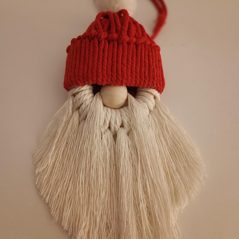 Macrame Santa - Etsy