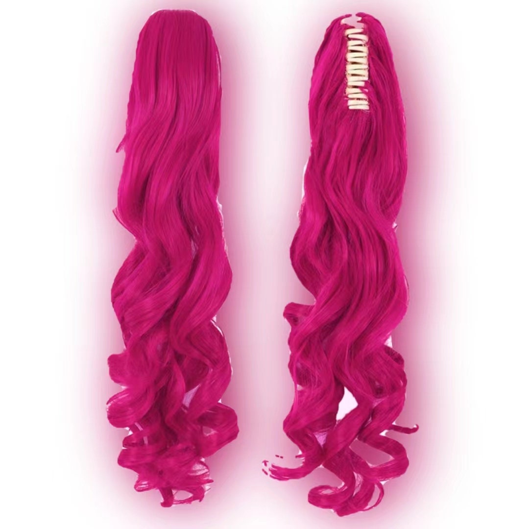 Beautiful Dragon Fruit Wig Anime Pony Svg Cosplay Wig Double Ponytail ...