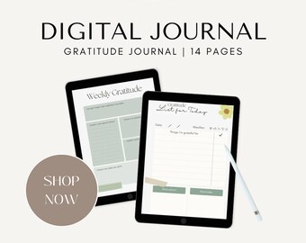 Digital Gratitude Journal - Etsy