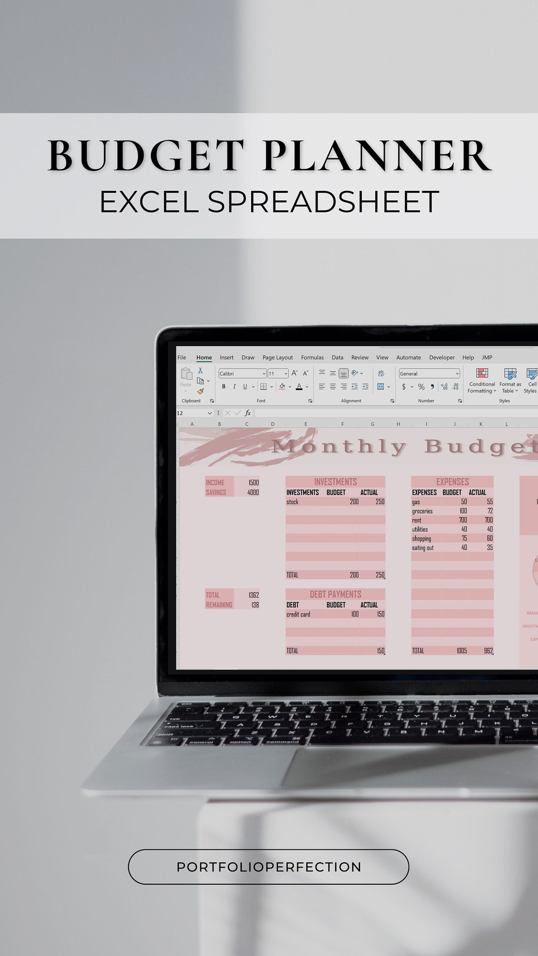 Digit Budget Planner | Excel Spreadsheet | It Girl Budgeting | Budget ...