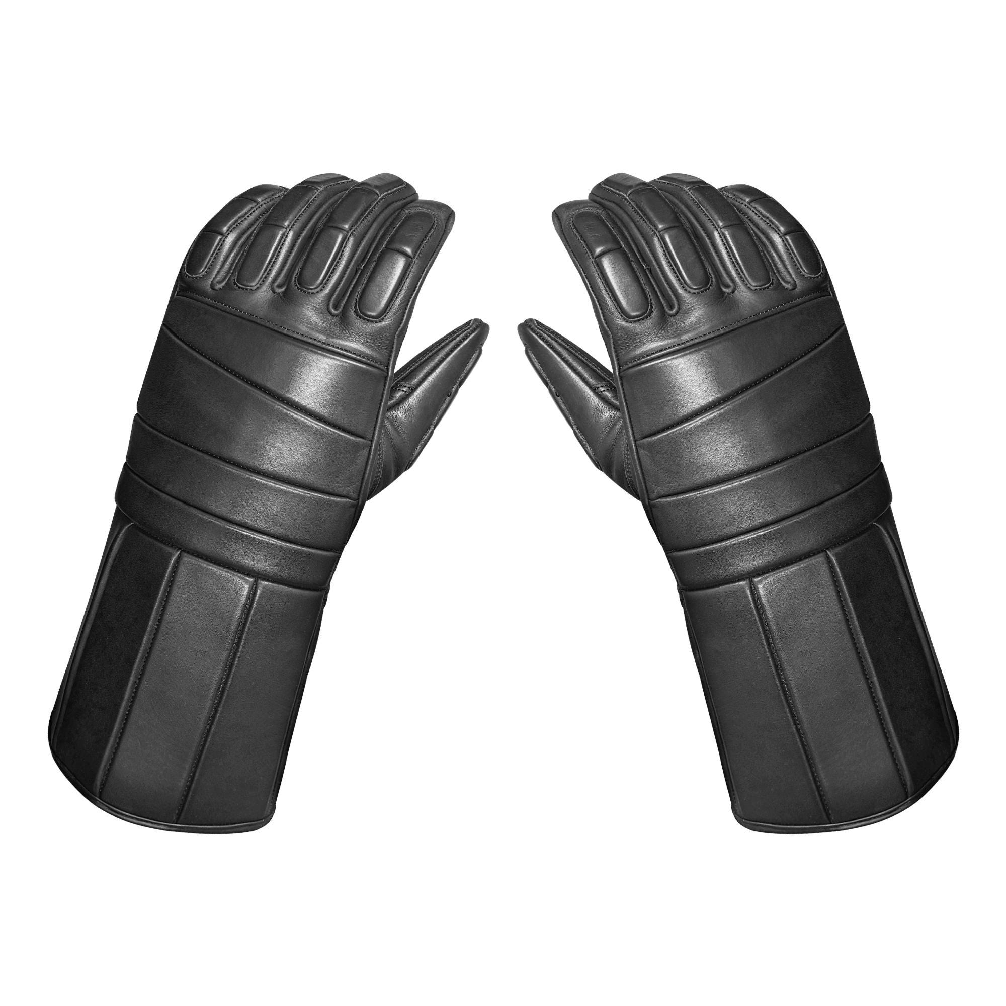 HEMA - Medieval Leather Sword Gloves Padded, LARP, SCA, Renaissance by ...
