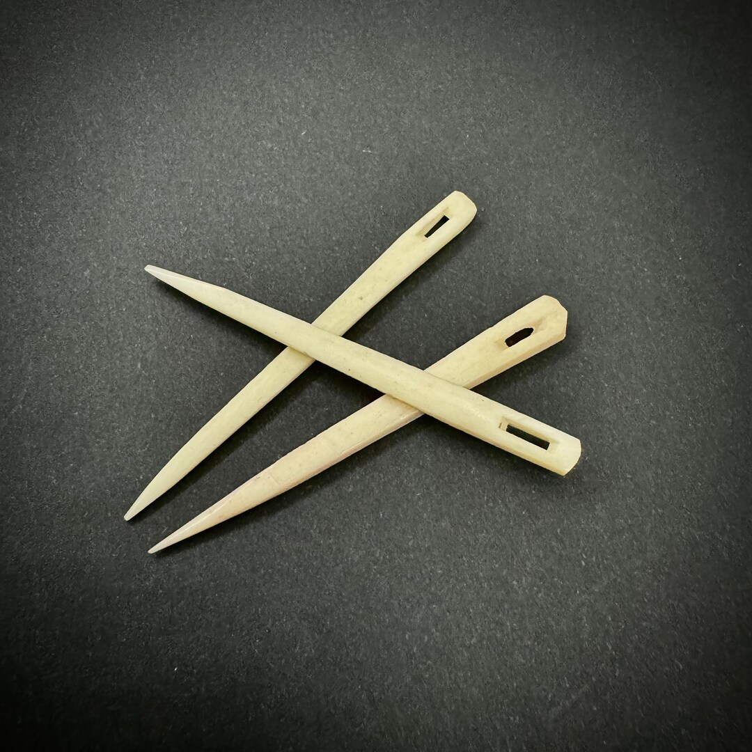 Handcrafted Medieval 2-inch Bone Needles Perfect for Crafting and ...