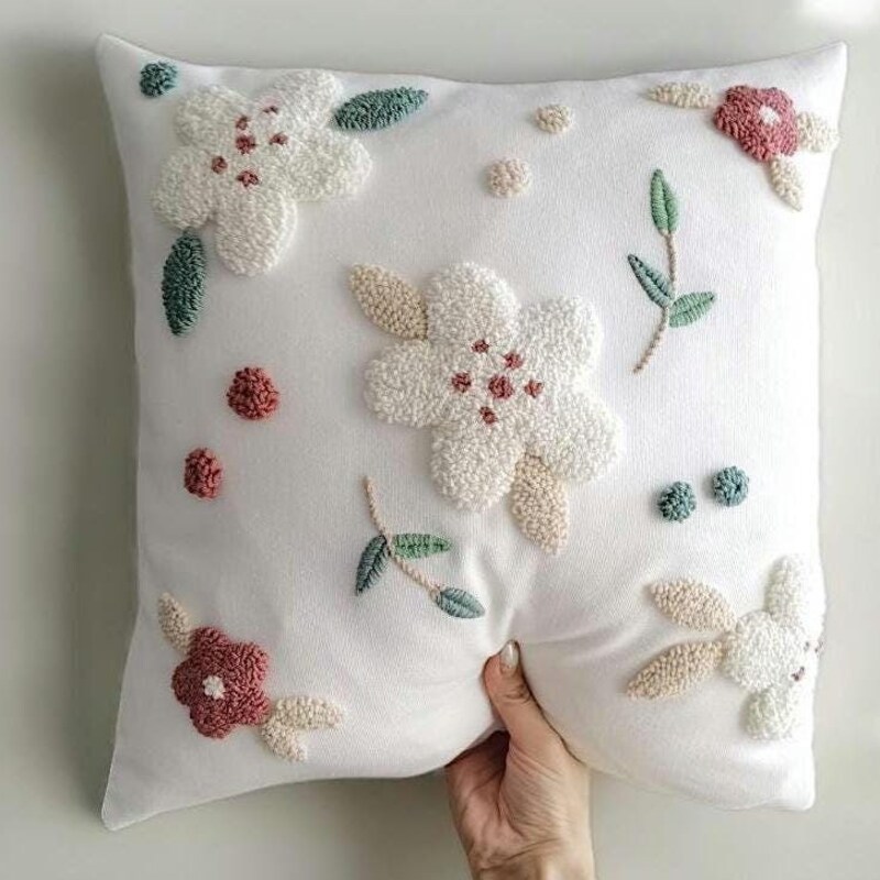 Embroidered Pillows - Etsy