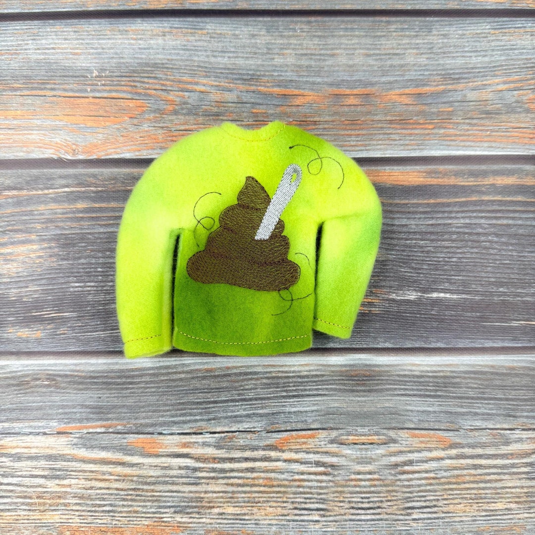 Poop Stirrer Elf Sweater - Etsy