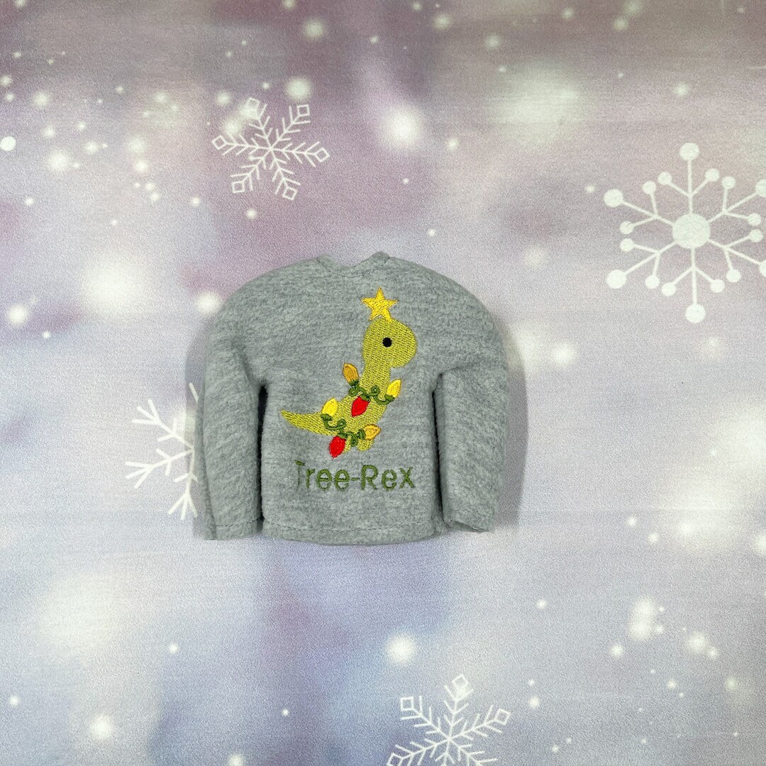 Tree Rex Elf Sweater - Etsy