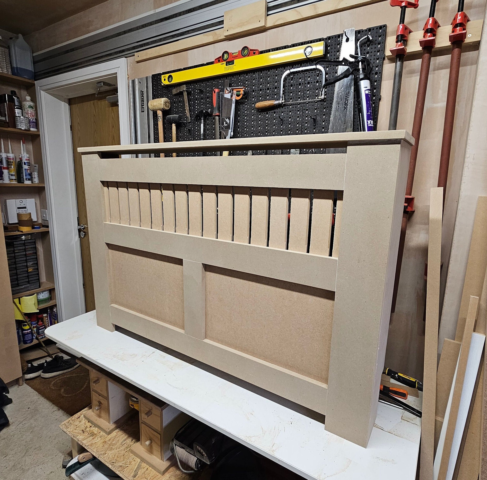 Bespoke Handmade Panelled Radiator Cover Unpainted - Etsy UK