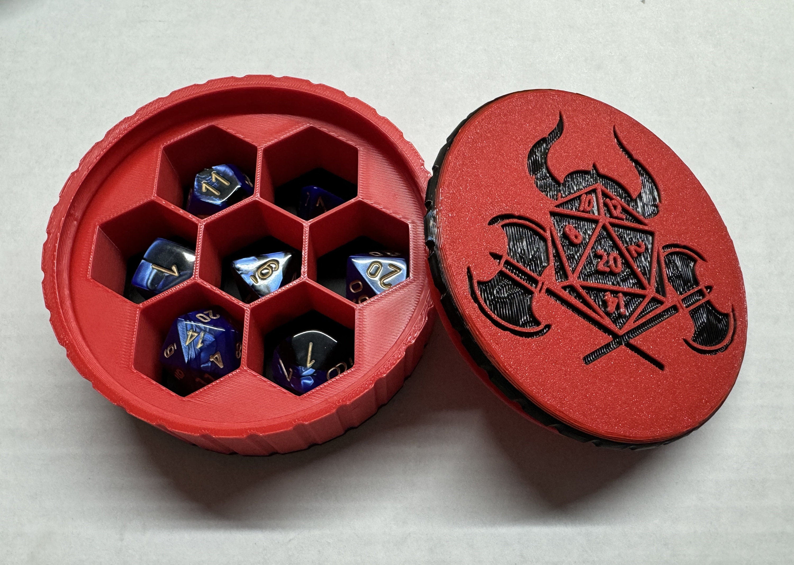 3D Printed Class Type Dice Box - Etsy