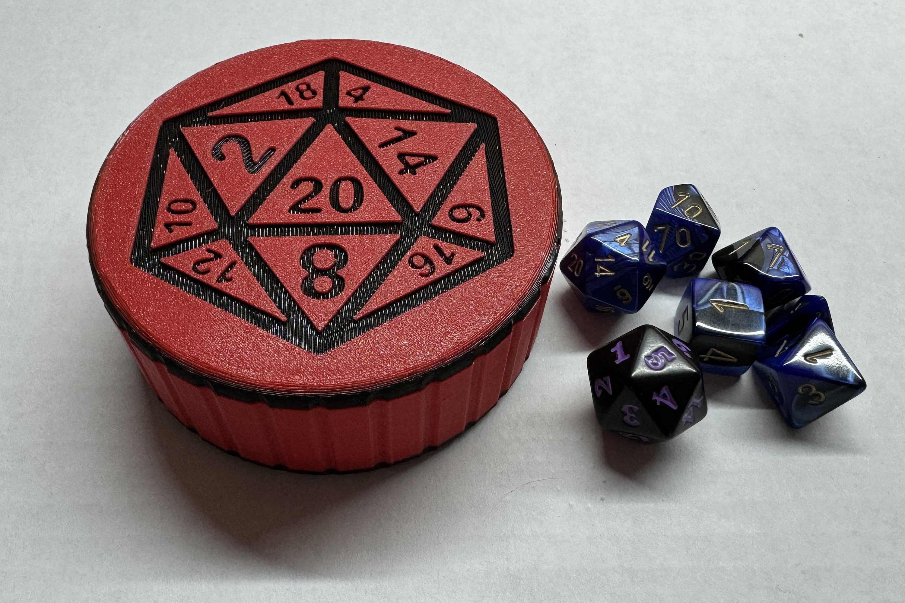 3D Printed Screw Top Dice Box - Etsy