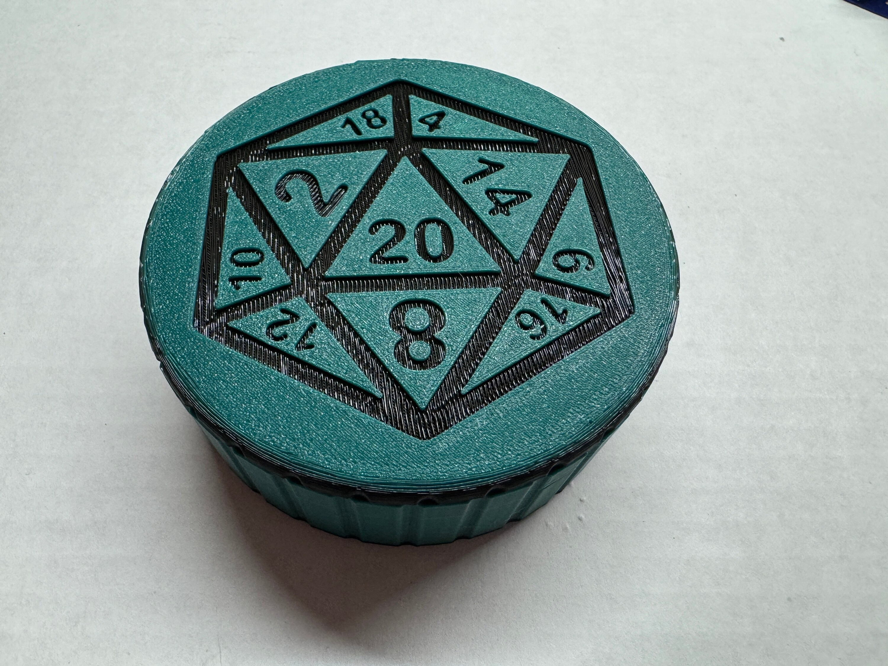 3D Printed Screw Top Dice Box - Etsy