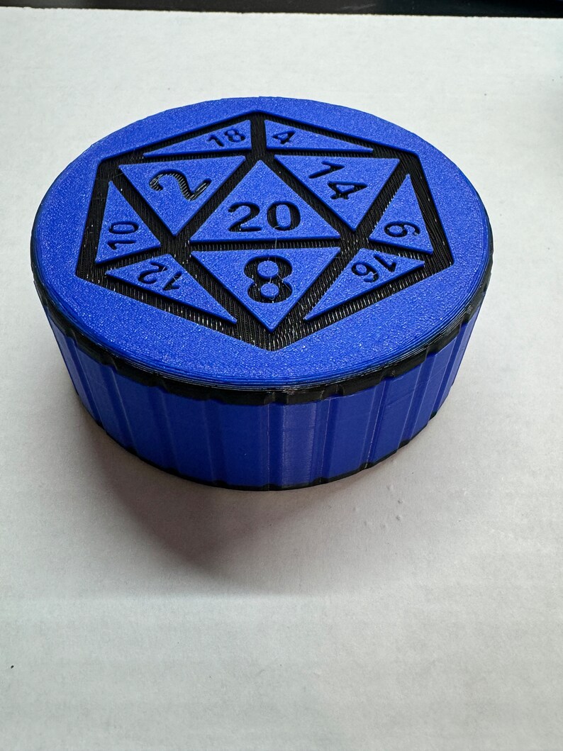 3D Printed Screw Top Dice Box - Etsy