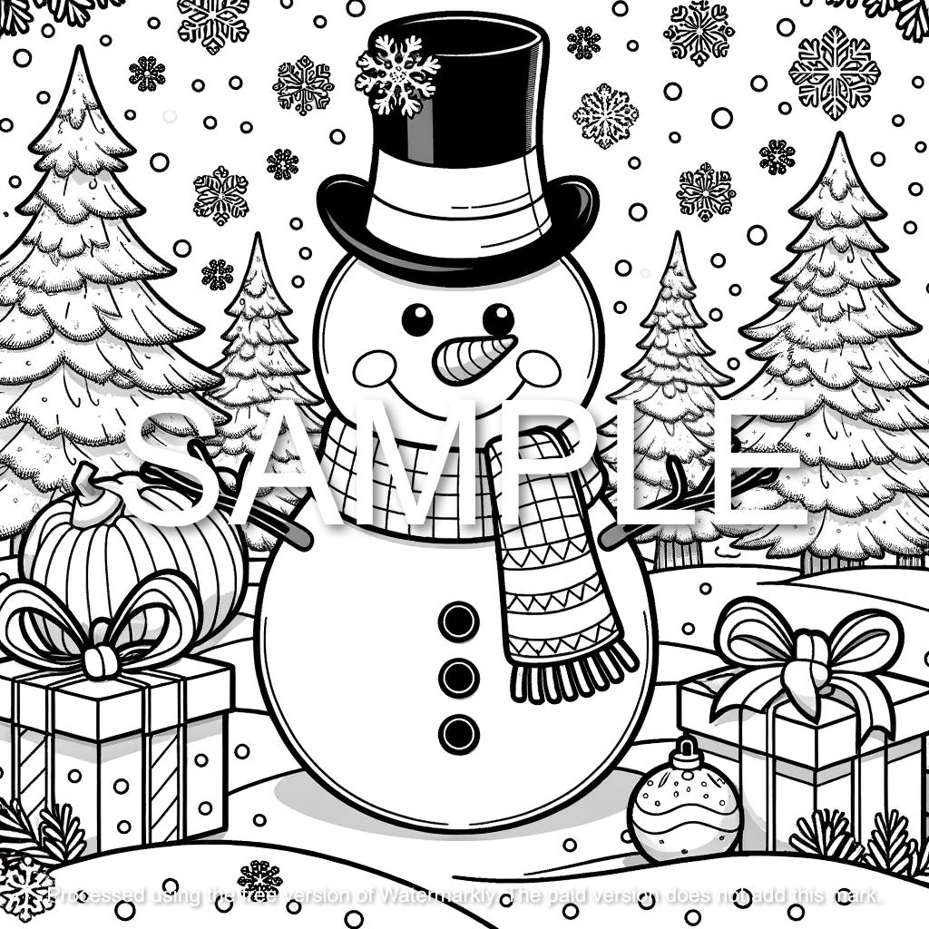 Kids Christmas Coloring Pages - Six Pack (christmas Games, Christmas ...