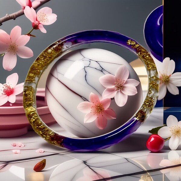 Resin Bracelet - Etsy