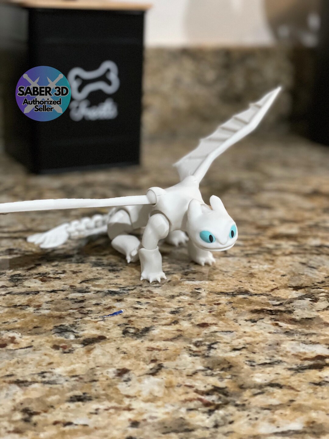 Flexi Toothless & Lightfury 3D Printed Figures | Articulating HTTYD ...