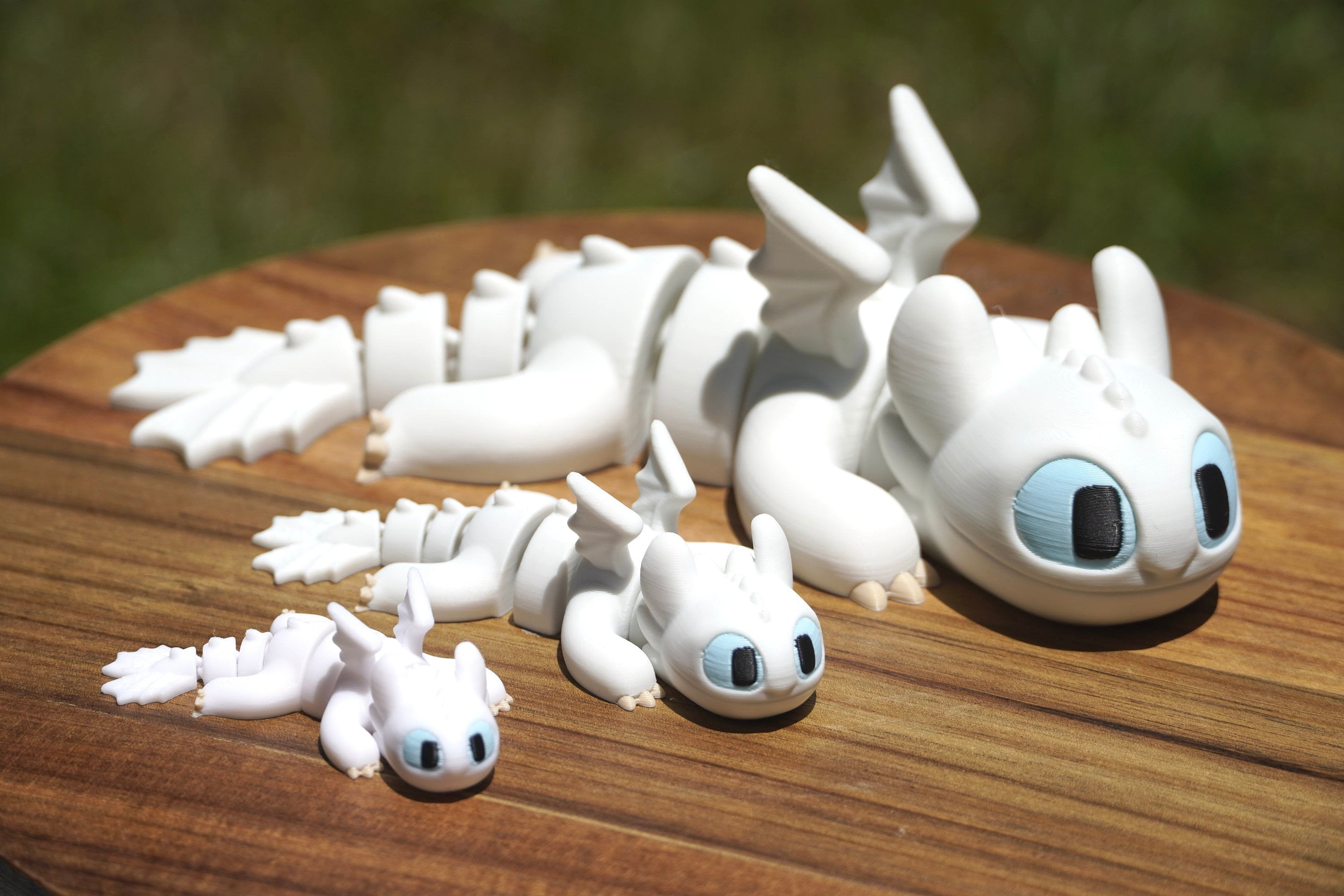 White Night Fury Dragon Toy