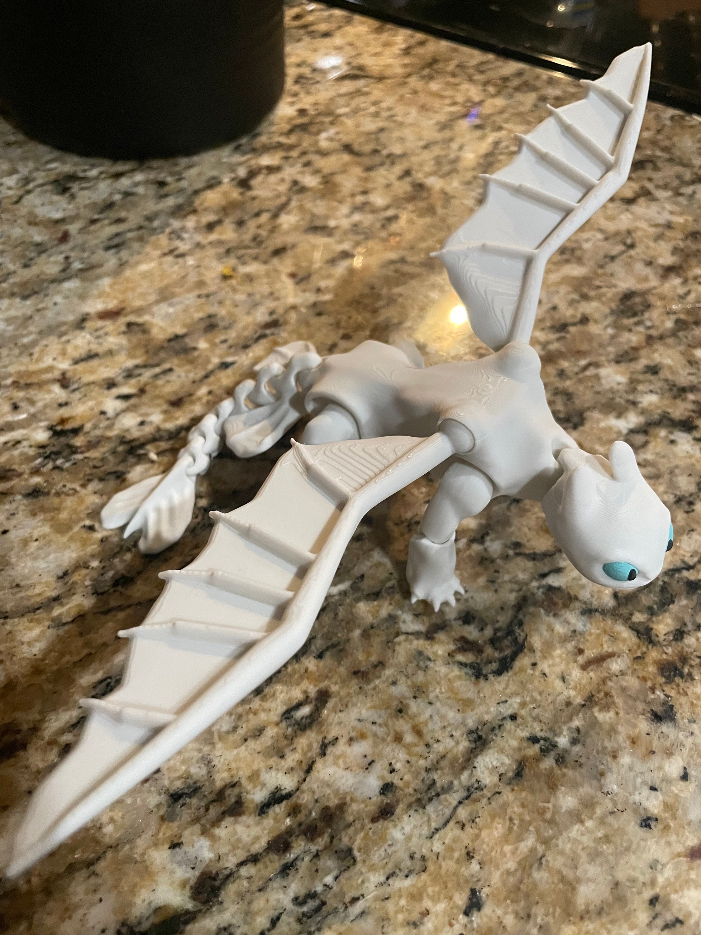 Flexi Toothless & Lightfury 3D Printed Figures | Articulating HTTYD ...