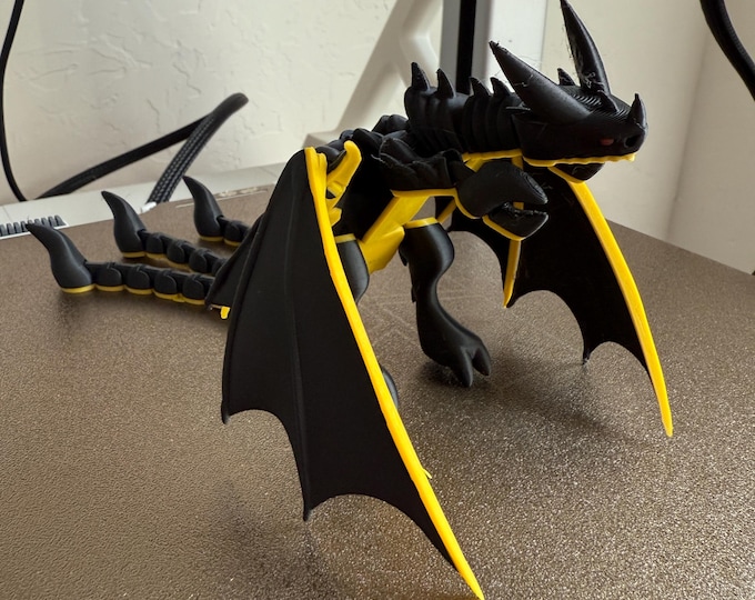 Triple Stryke Articulating Flexi Figure | 3D Printed Dragon Toy | How ...
