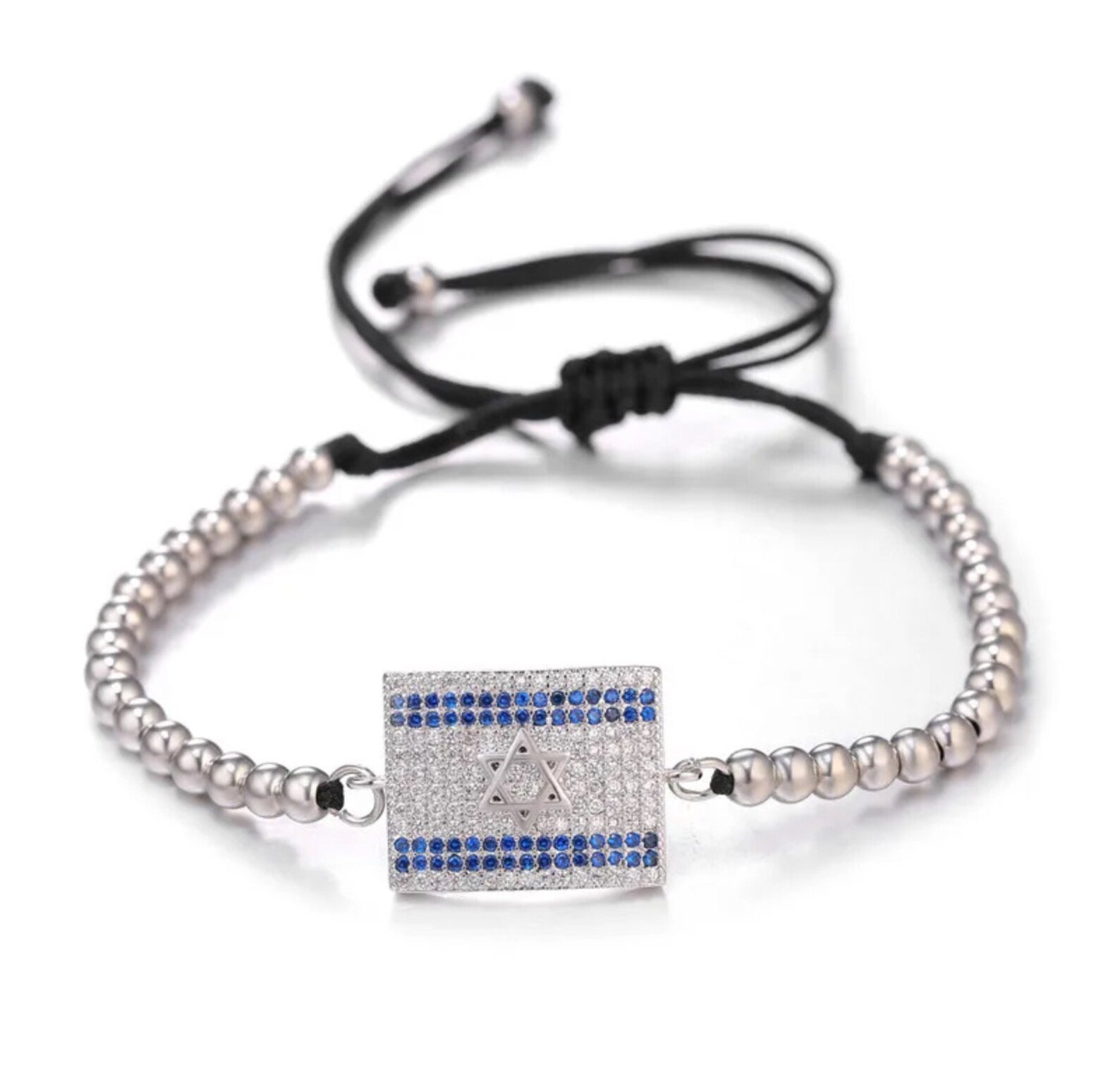 Israel Flag Bracelet Israel Bracelet Israel Jewelry Star of David ...