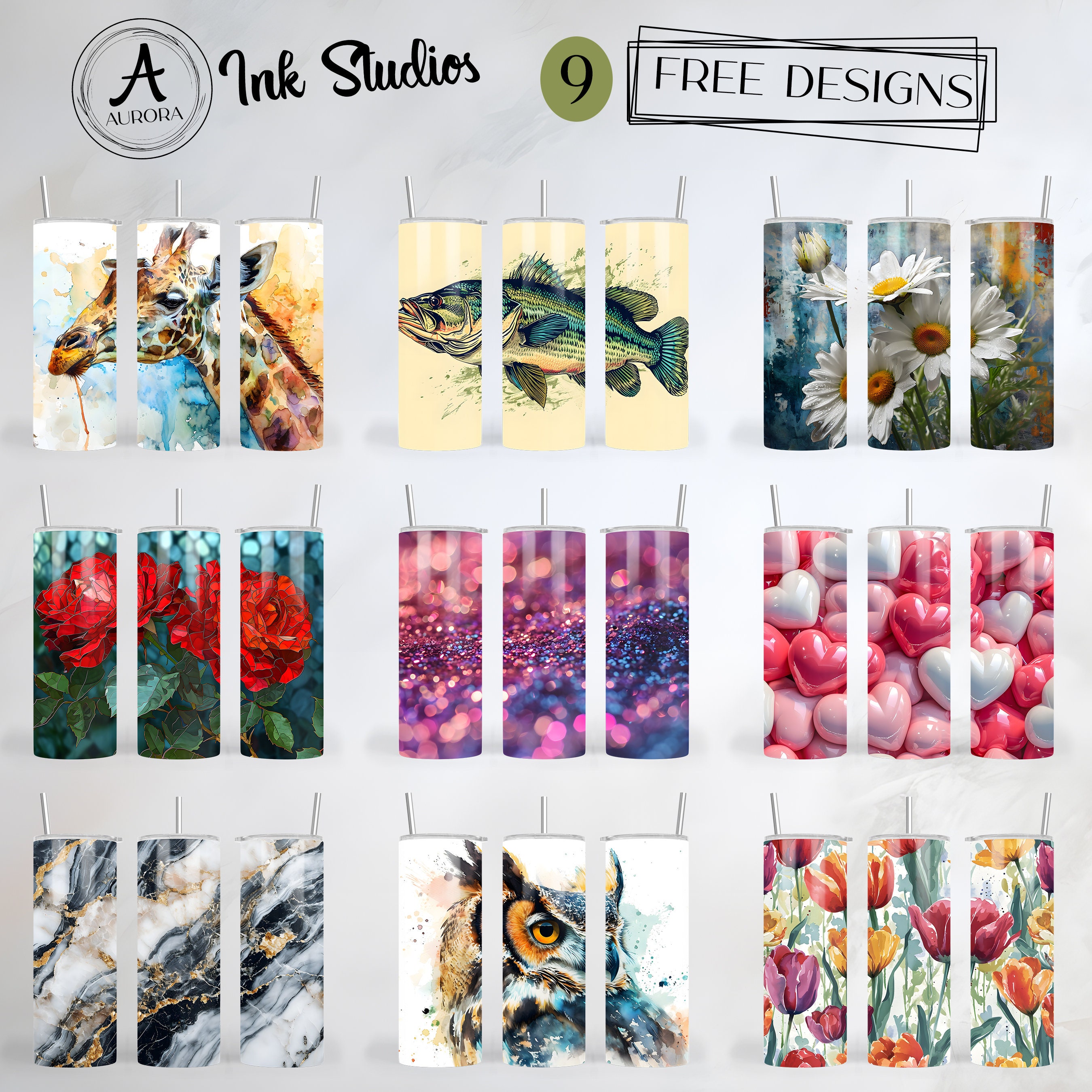 Hippie Weed Tumbler Wrap, 420 Smoker Girl Wrap, Pink Green Marijuana ...