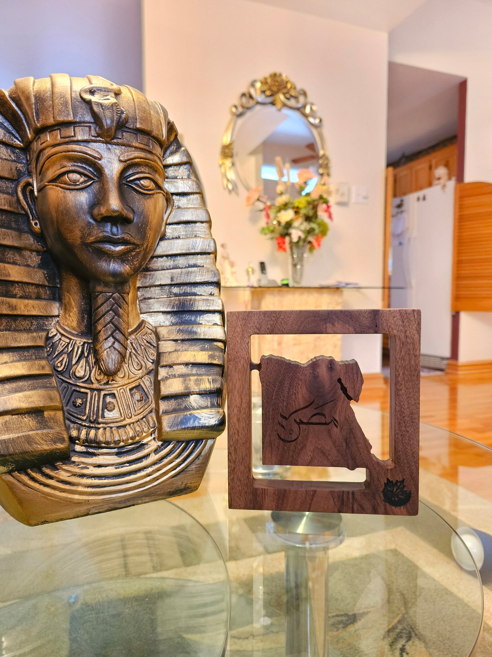 Palestine Wood Country Map Wall Art Walnut/maple - Etsy