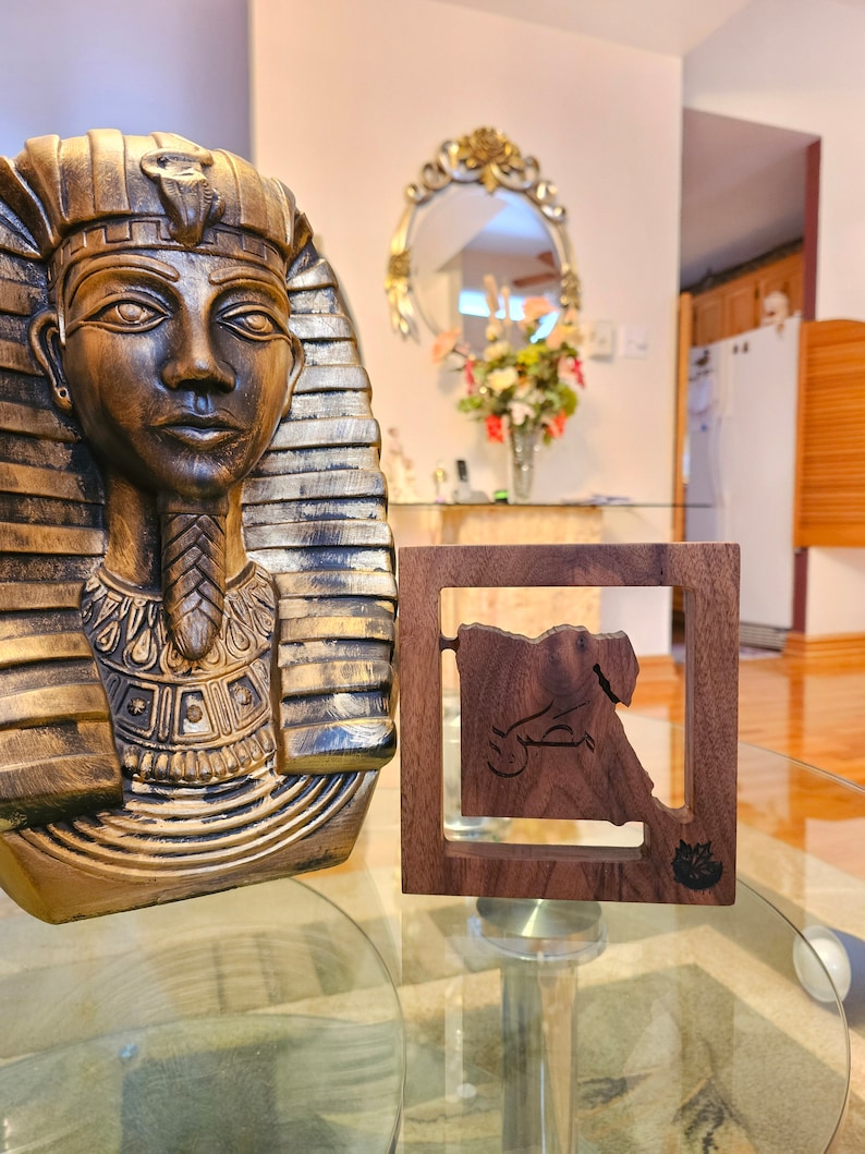 Palestine Wood Country Map Wall Art Walnut/maple - Etsy