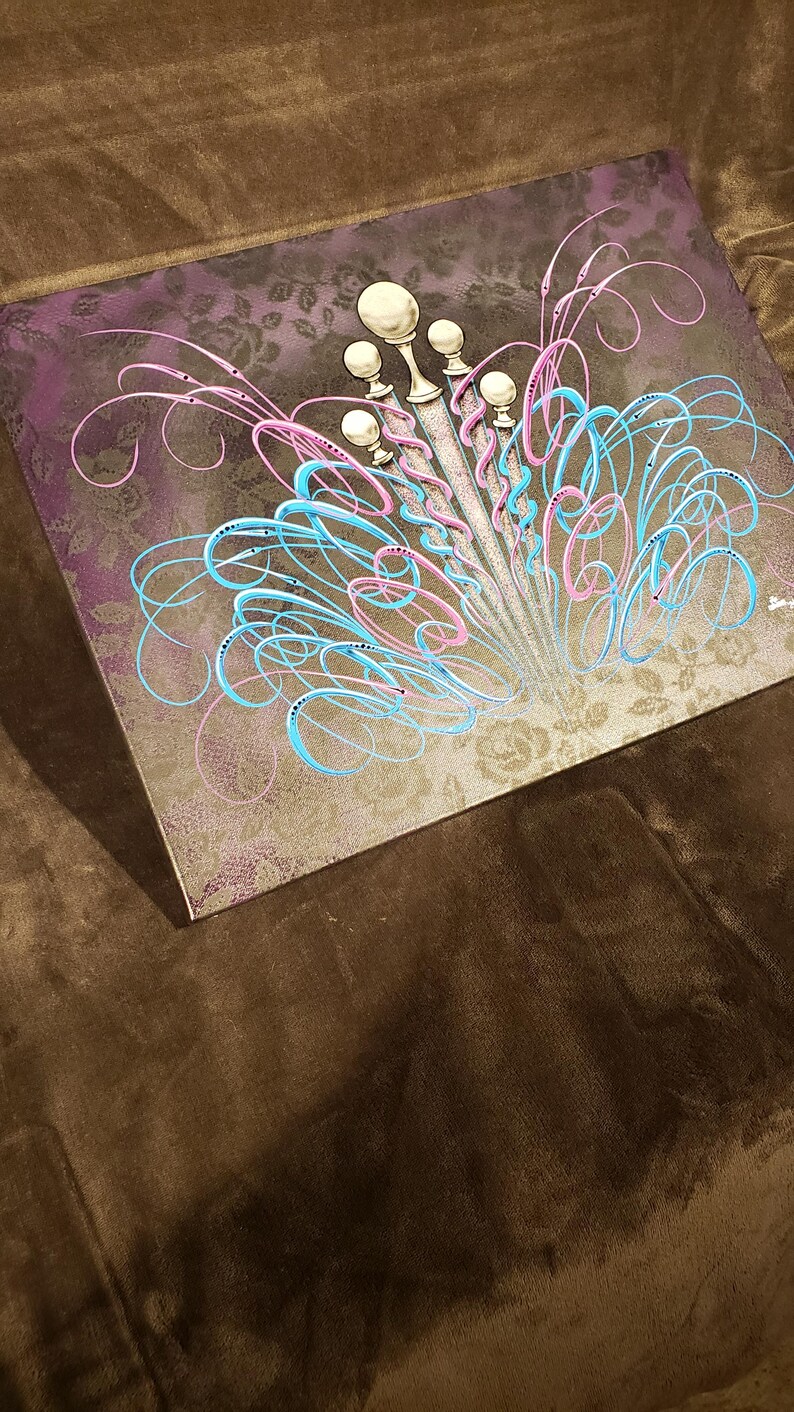 Scroll Artwork on 24x18 Canvas - Etsy