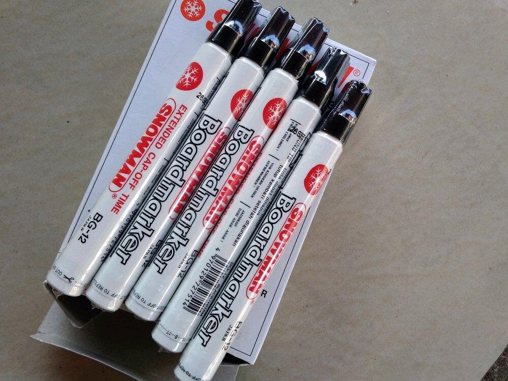 Snowman Permanent Marker and White Board Marker/spidol - Etsy