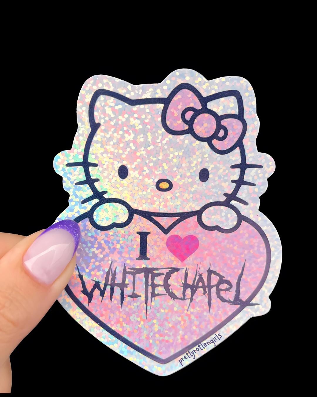 Hello Kitty X Whitechapel Sticker – Pastel Deathcore Vinyl | Kawaii ...