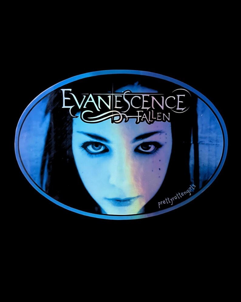 Evanescence Holographic Sticker | Y2K Nu-metal Gothic Rock Band Vinyl ...
