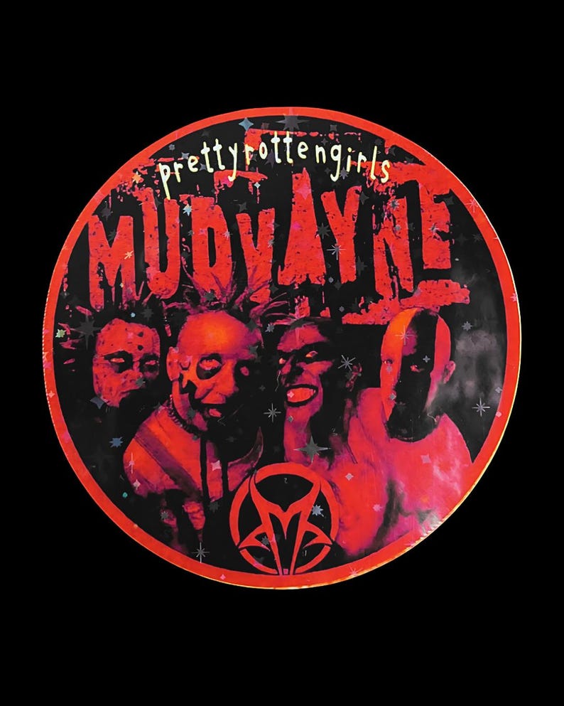Mudvayne Inspired Glitter Sticker | Nu-metal Fan Art Vinyl | Durable ...