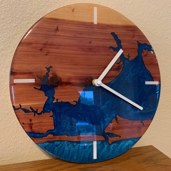 Epoxy Clock - Etsy