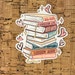 Book Stack Sticker / Kindle Sticker / Book Obsessed / Reader Gift ...
