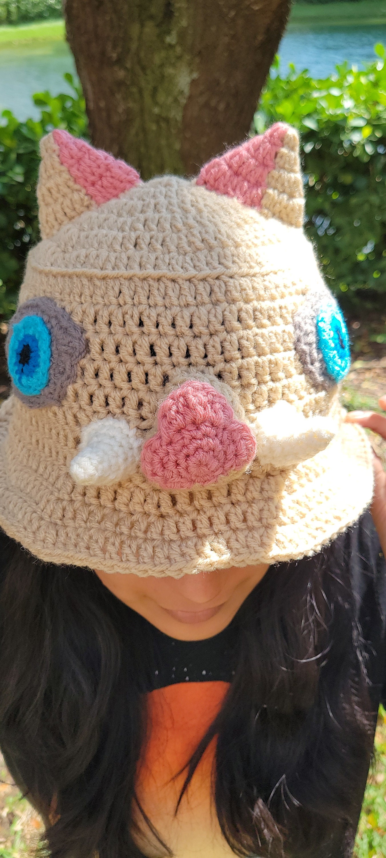 Anime Boar Head Bucket Hat - Etsy